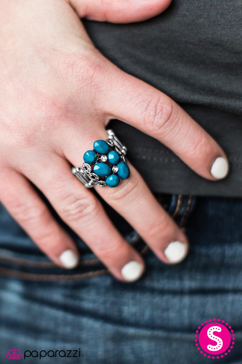 Paparazzi Accessories: Sparkle Storm - Blue Ring | Paparazzi Accessories Paparazzi Accessories: Sparkle Storm - Blue Ring | Paparazzi Accessories