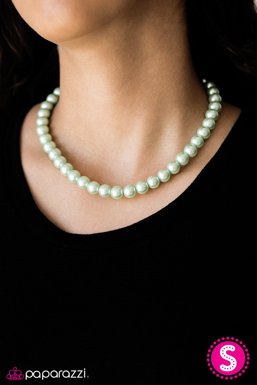 Paparazzi Accessories Not Your Mamas Pearls Green