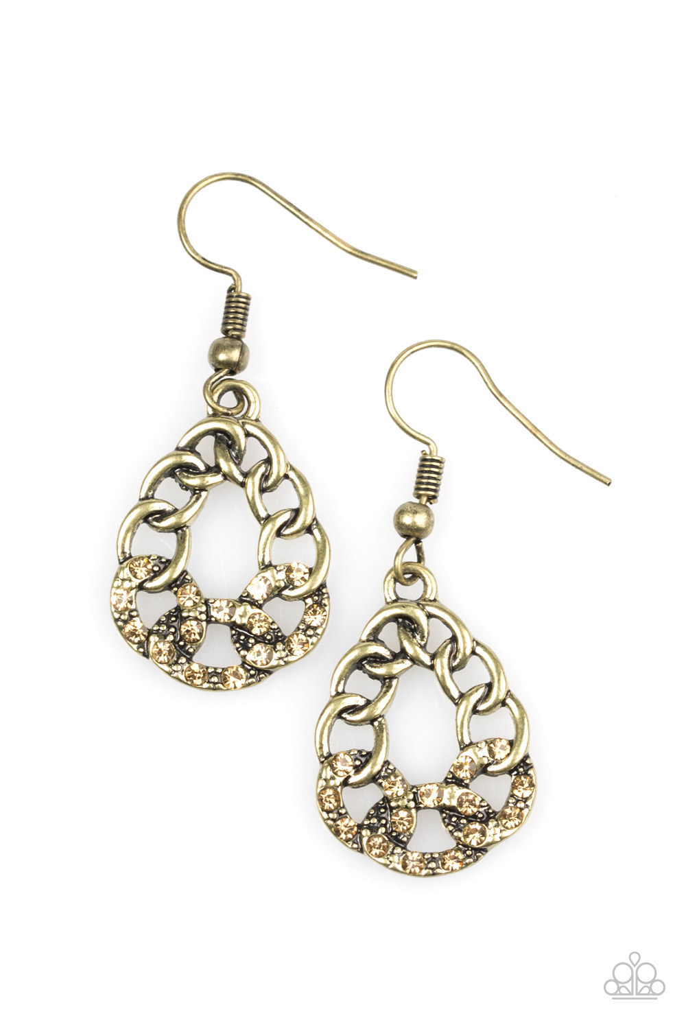 Paparazzi Accessories: Industrial Shine - Brass Paparazzi Accessories: Industrial Shine - Brass