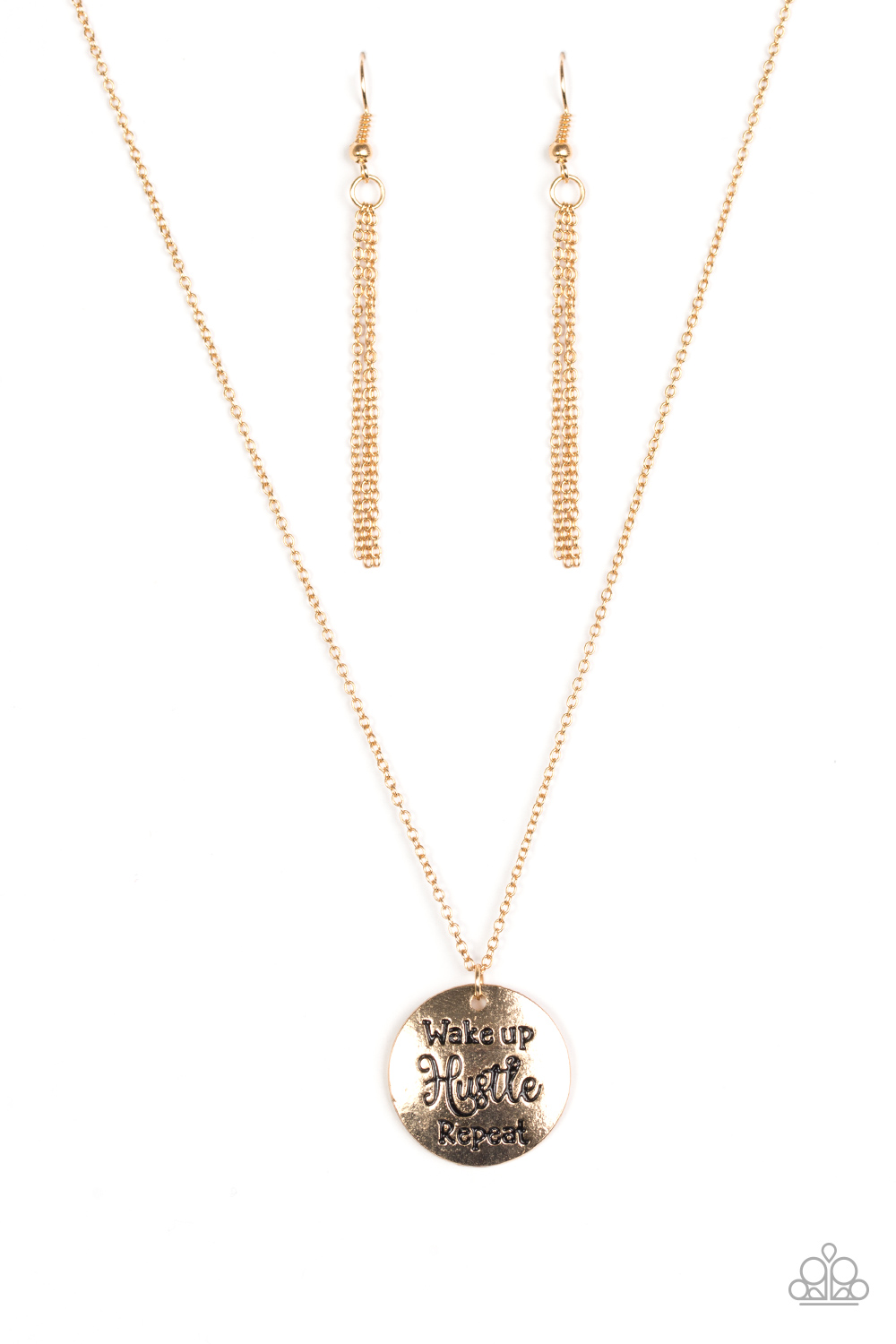 Paparazzi Accessories: Hustle On Repeat - Gold | Paparazzi Accessories Paparazzi Accessories: Hustle On Repeat - Gold | Paparazzi Accessories