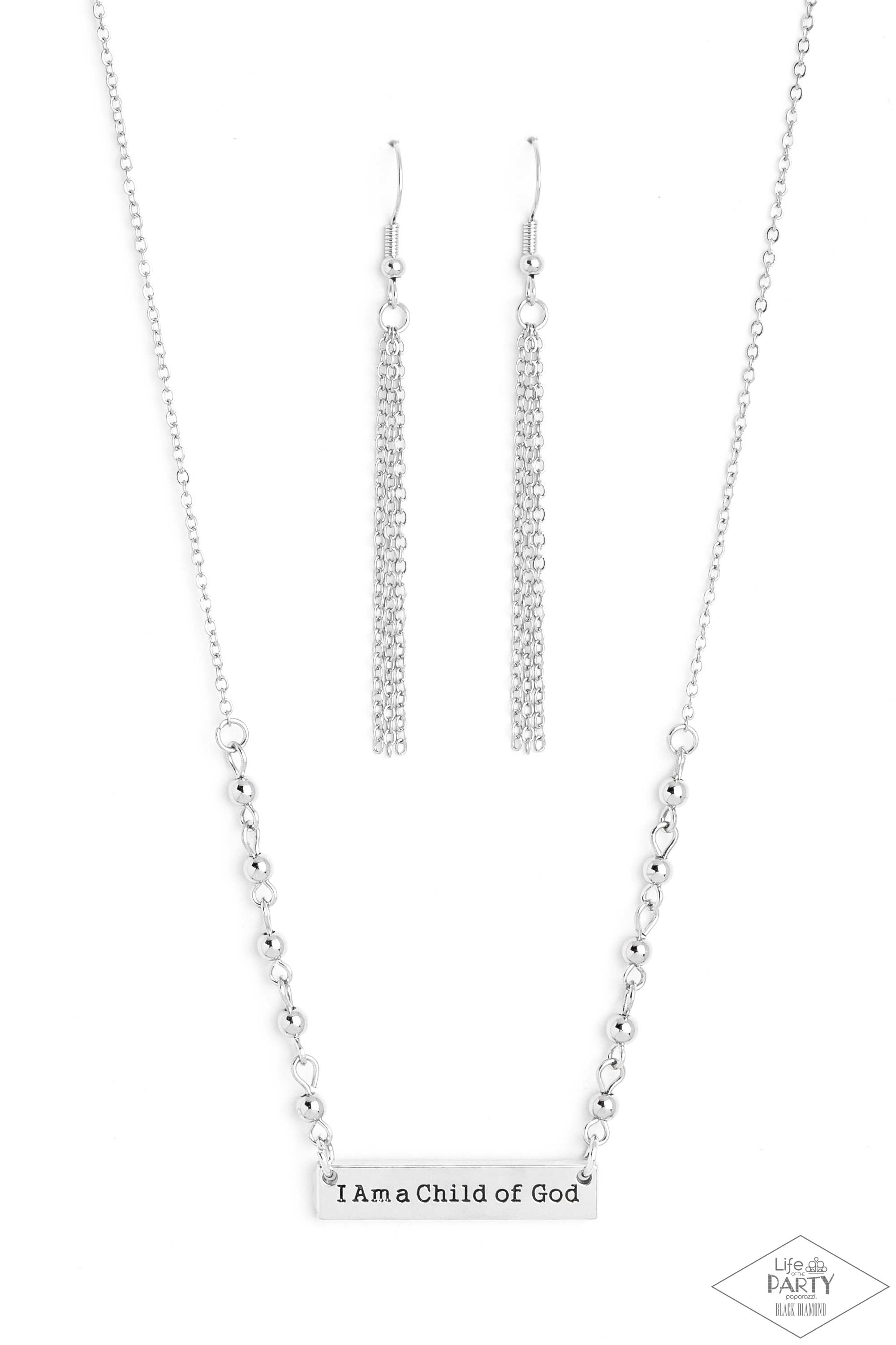 Paparazzi Accessories Send Me An Angel Silver Paparazzi Accessories