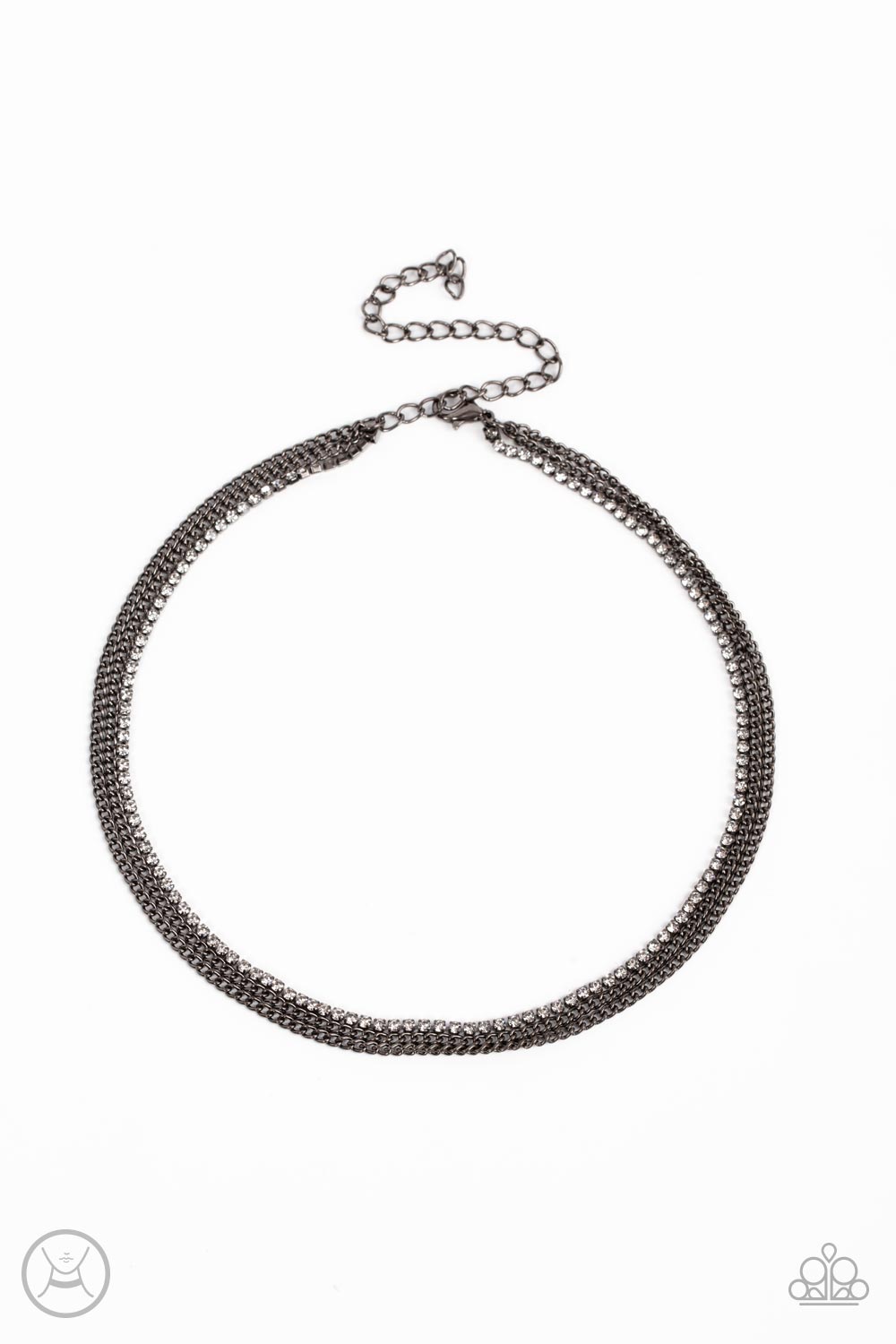 Paparazzi Accessories Glitzy Gusto Black Paparazzi Accessories