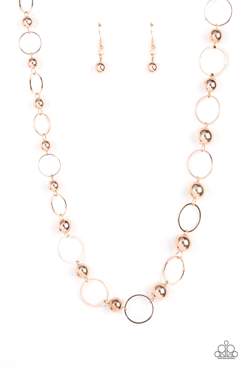 Paparazzi Accessories: Metro Milestone - Rose Gold | Paparazzi Accessories