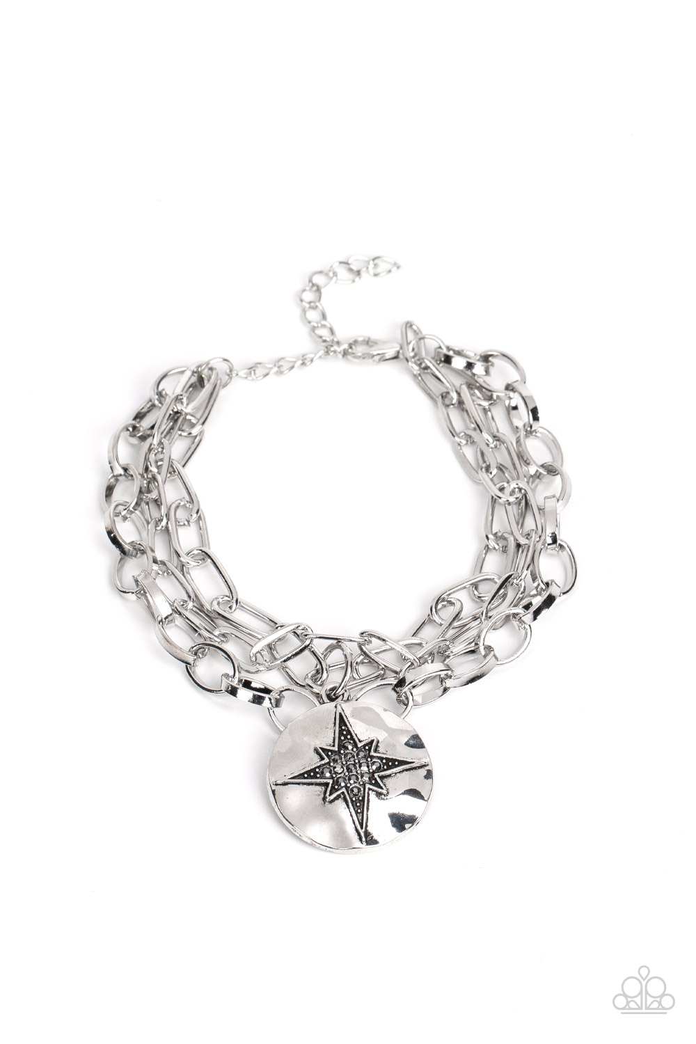 Paparazzi Accessories True North Twinkle Silver Paparazzi Accessories