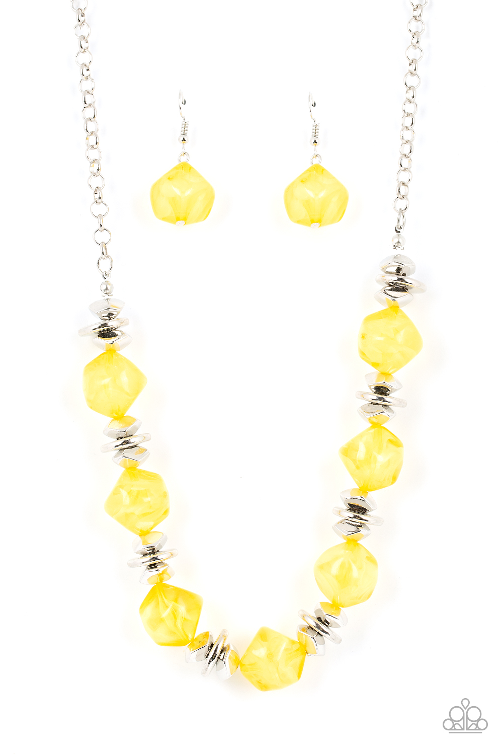 Paparazzi Accessories: Island Ice - Yellow | Paparazzi Accessories