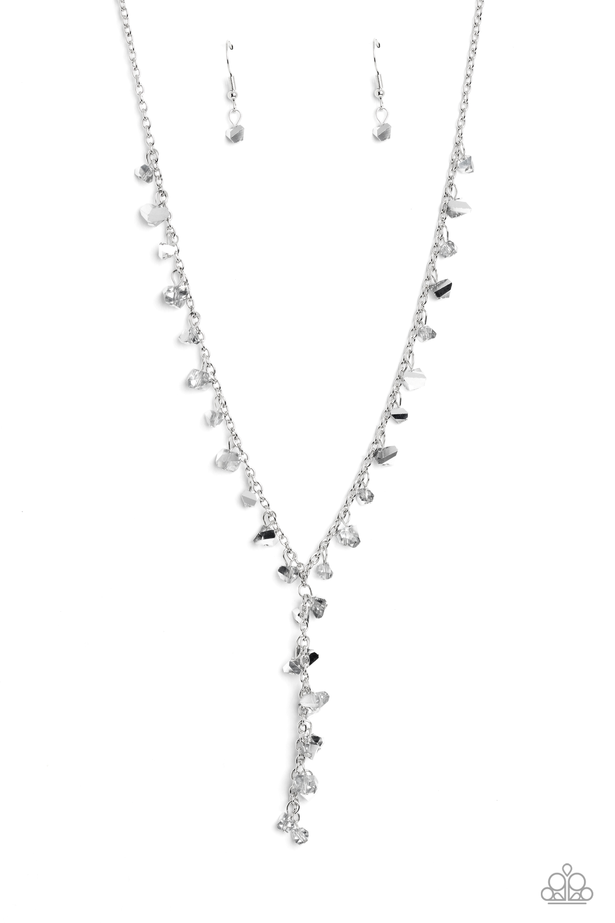 Paparazzi Accessories Chiseled Catwalk Silver Paparazzi Accessories