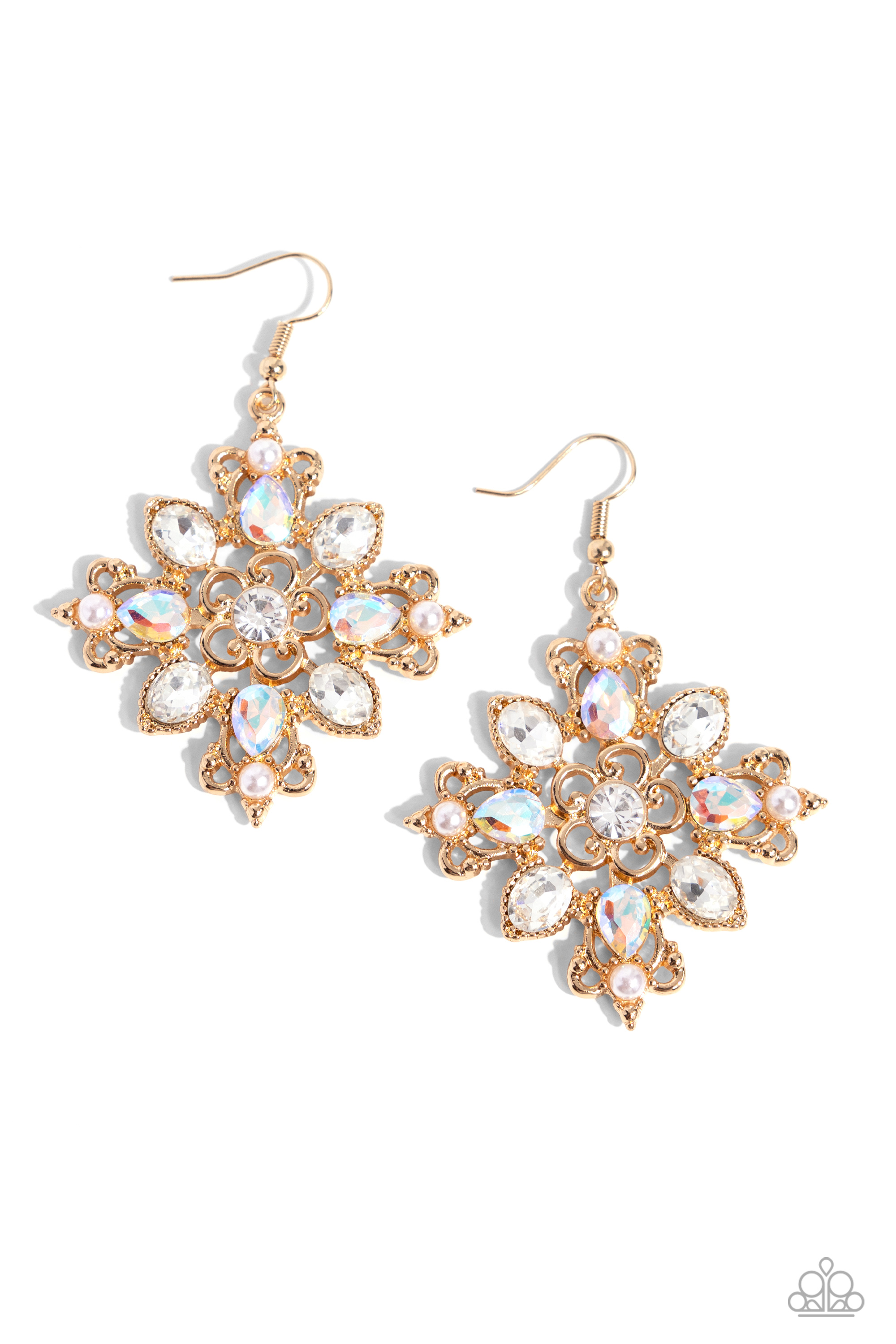 Paparazzi Accessories: Fancy-Free Florals - Gold | Paparazzi Accessories